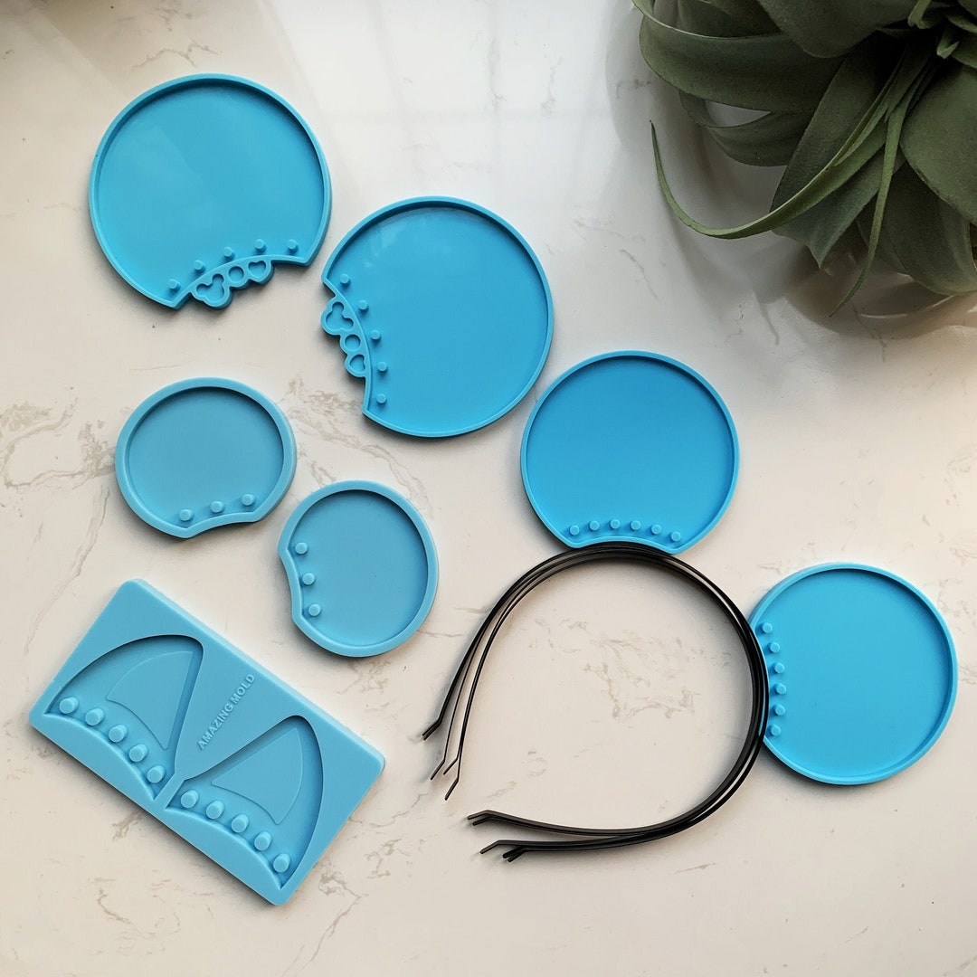 Mouse Ears Silicone Mold | Mouse Ears Headband Attachment for Resin ...