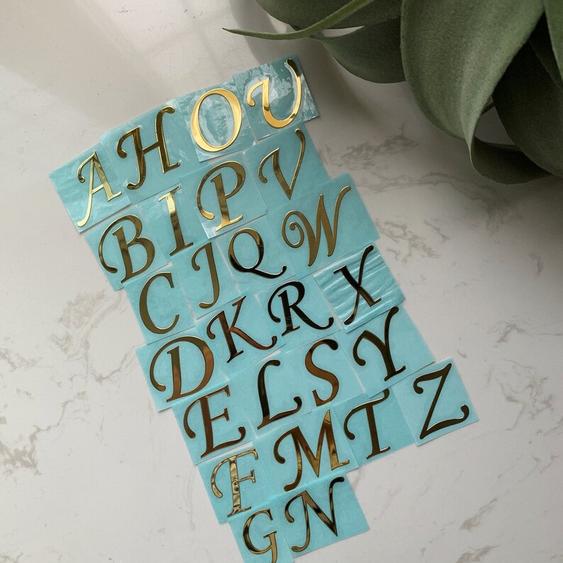 2.4 Cm Large Alphabet Letter Sticker - Etsy