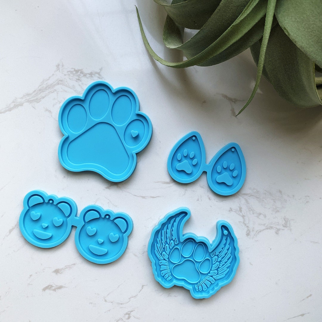 Dog Paw Silicone Mold Cat Paw Epoxy Resin Mold Bear - Etsy