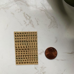 Small 26 Alphabet Letter Sticker | Letter Gold Stickers - Etsy