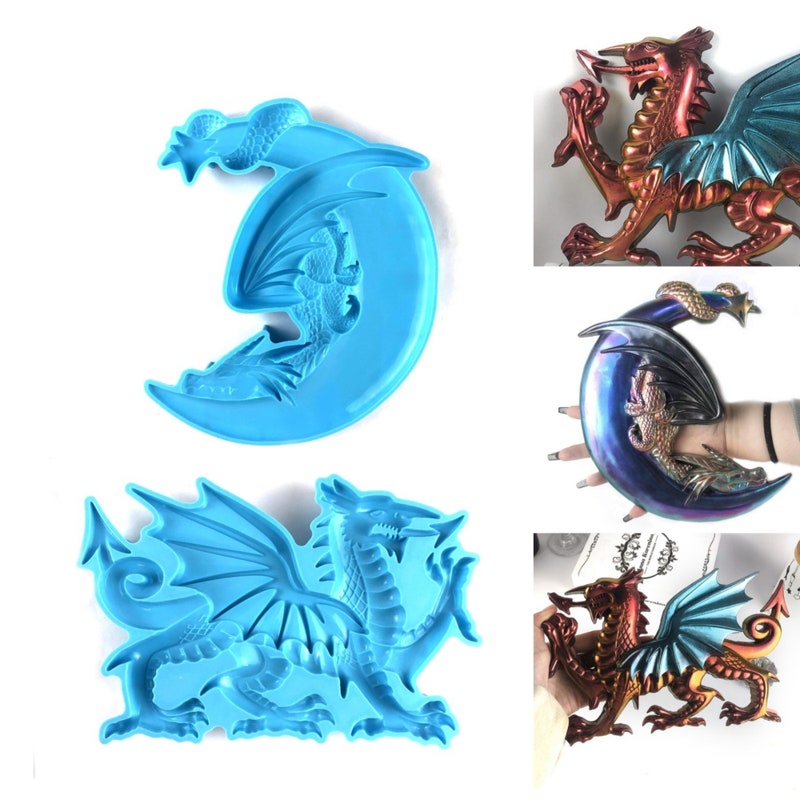 Dragon Clay Molds - Etsy