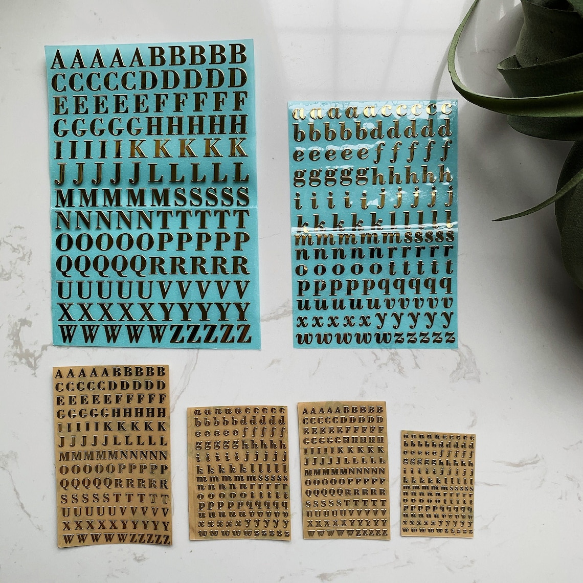 Small 26 Alphabet Letter Sticker | Letter Gold Stickers - Etsy