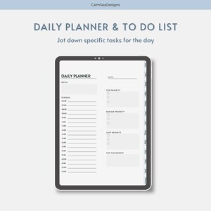 ADHD Planner Calendar for ADHD Minimal Planner Checklist for - Etsy