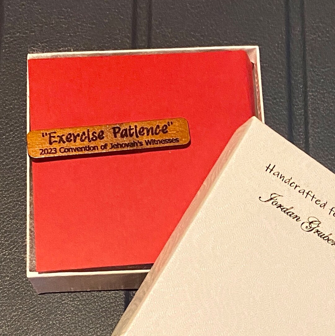 Exercise Patience 2023 Convention Tie Bar JW Convention - Etsy