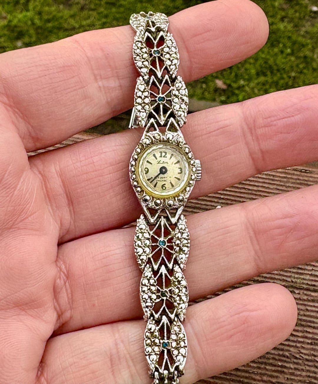 1950s Litor Swiss Cocktail Watch, 17 Jewel Incabloc, Art Deco Revival ...