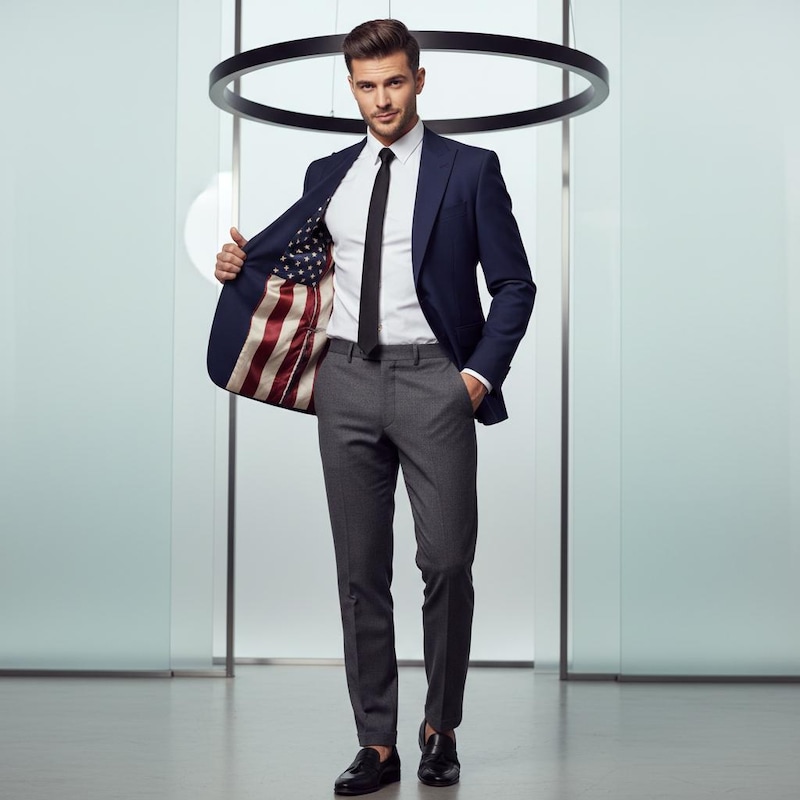 Patriotic Custom Blazer - Etsy