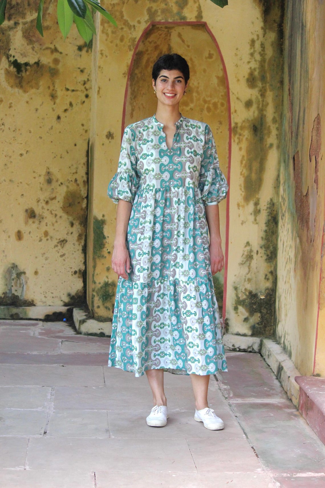 Block Print Dress for Women Dress, Cotton Dress Summer Dress Women ...