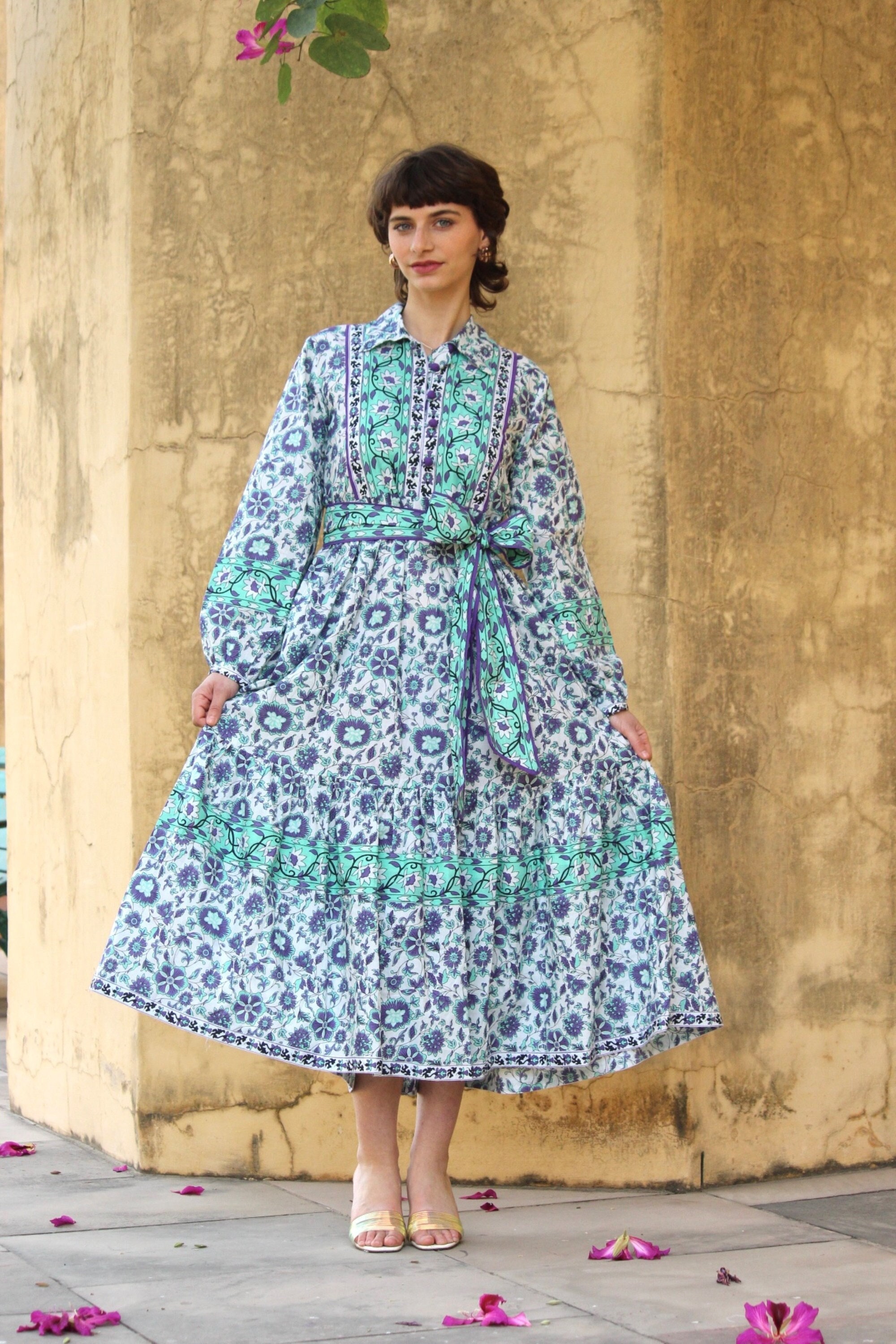 Block Print Dress, Women Dress, Cotton Dress Summer Dress Women, Floral ...