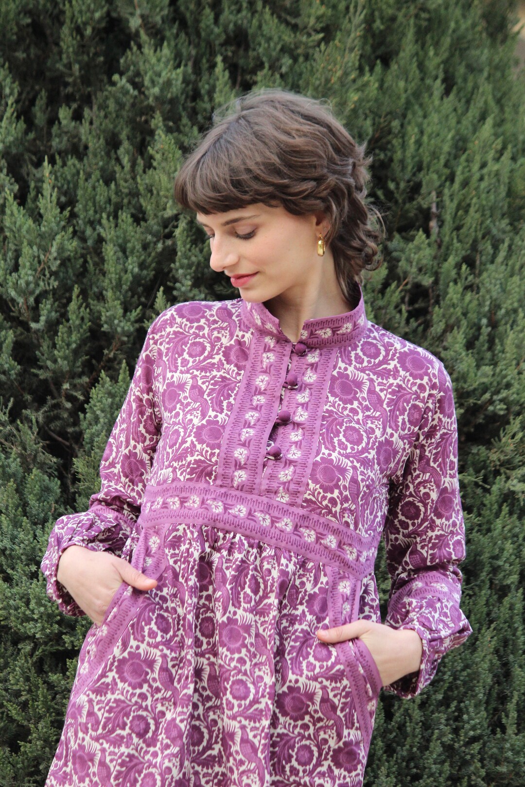 Block Print Dress, Women Dress, Cotton Dress Summer Dress Women, Floral ...