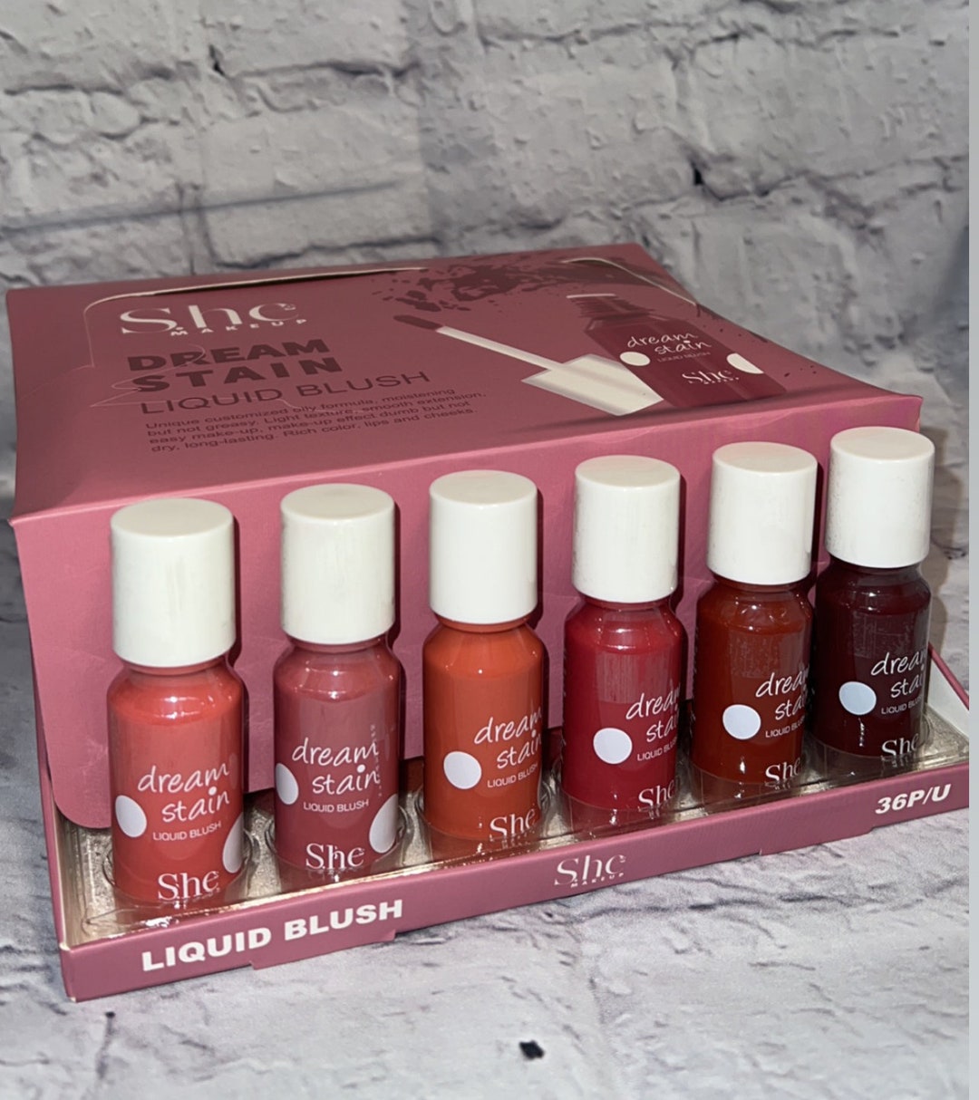 SHE Matte LIQUID BLUSH 6pc Set,pure Pigment Blush, Rich Pigment, - Etsy