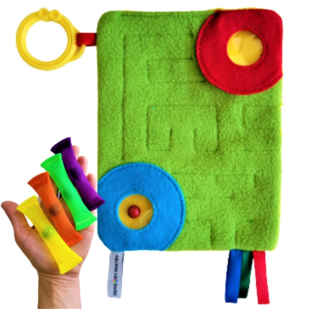 Marble Maze Fidget Sensory Mat and Mesh Fidget Toys Set - Etsy