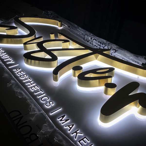 Custom Backlit Sign - Etsy