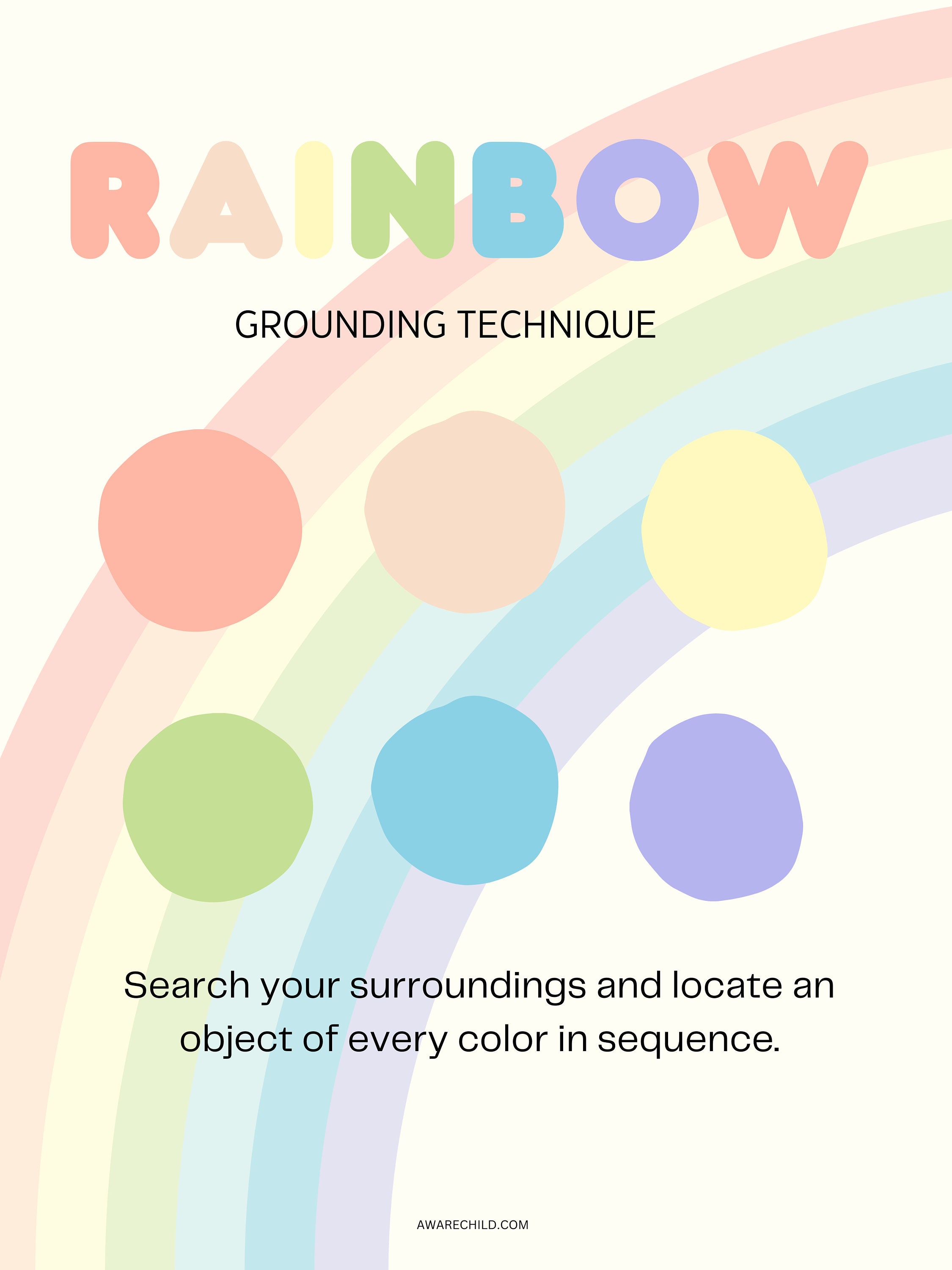 RAINBOW GROUNDING TECHNIQUE - Etsy