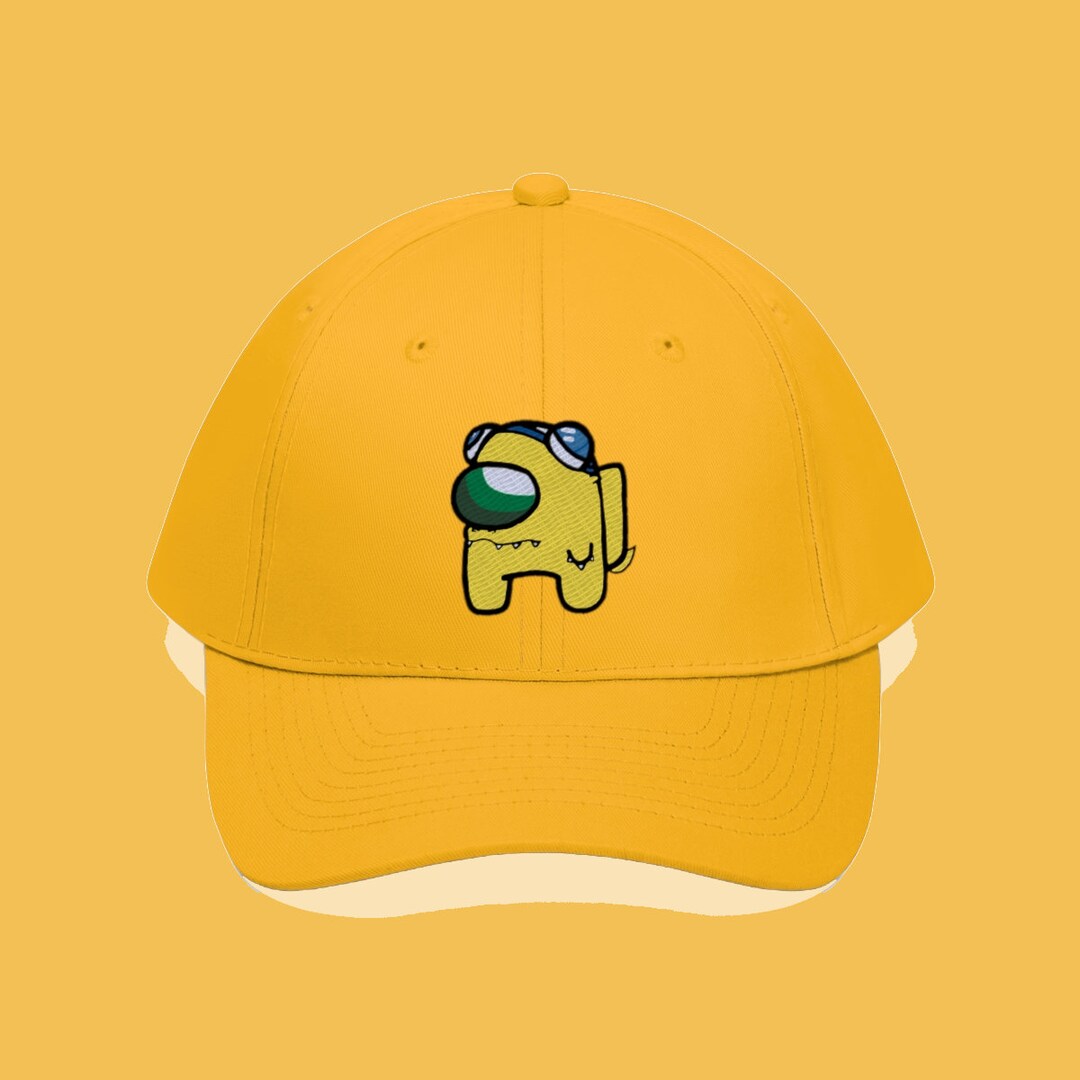 Agumon X Among Us Hat Embroidered Cotton Adjustable Dad Hat, Digimon ...