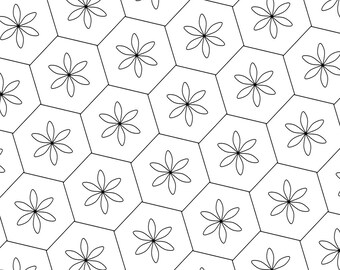 Coloring Page Geometric Repeating Pattern 2760 Printable - Etsy