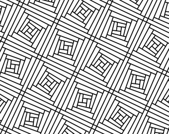 Coloring Page Geometric Repeating Pattern 2804 - Etsy