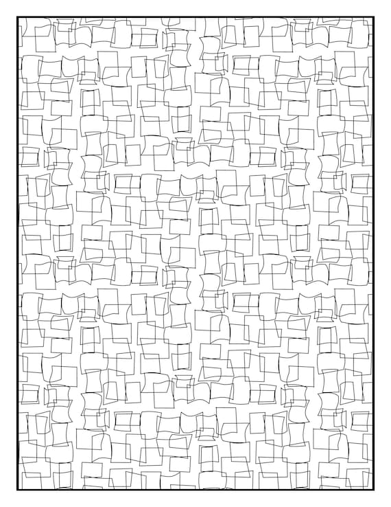 Cuadrados Para Colorear Cuatro Figuras Geométricas Para Niños De