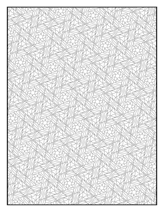 Hard Geometric Coloring Pages