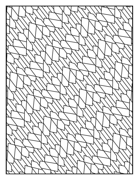 Geometric Art Coloring Pages