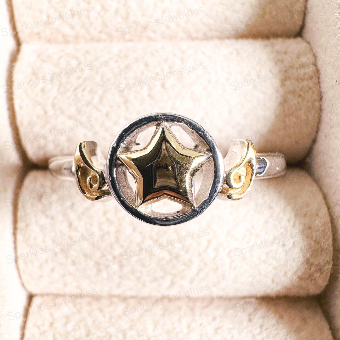 Cardcaptor Sakura Sterling Silver Ring, Clow Card, Sakura Magic Circle ...