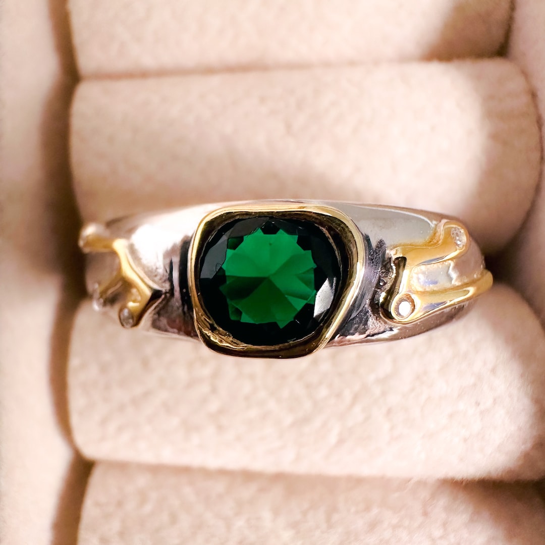 Zelda Zora's Emerald Ring-kokiri's Emerald Ring-goron's Ring-sterling ...