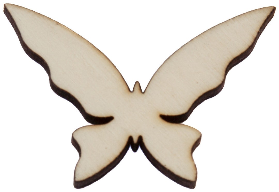 10 Wooden Butterfly Shapes Decorations Embellishments Spring Butterfly ...