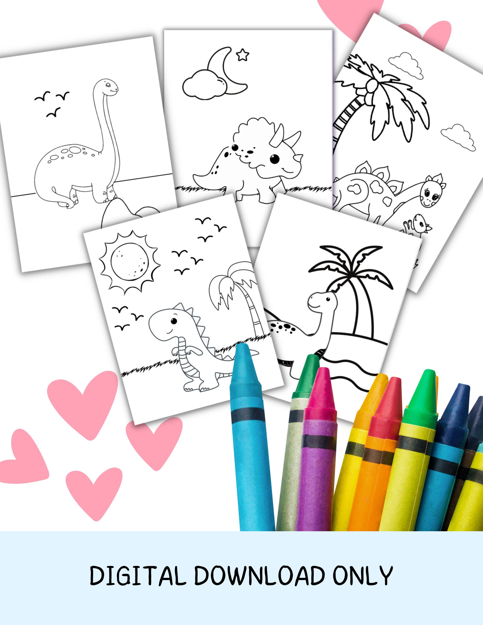 Dinosaur Coloring Pages, Dinosaur Printables, Dinosaur Games, Dinosaur ...