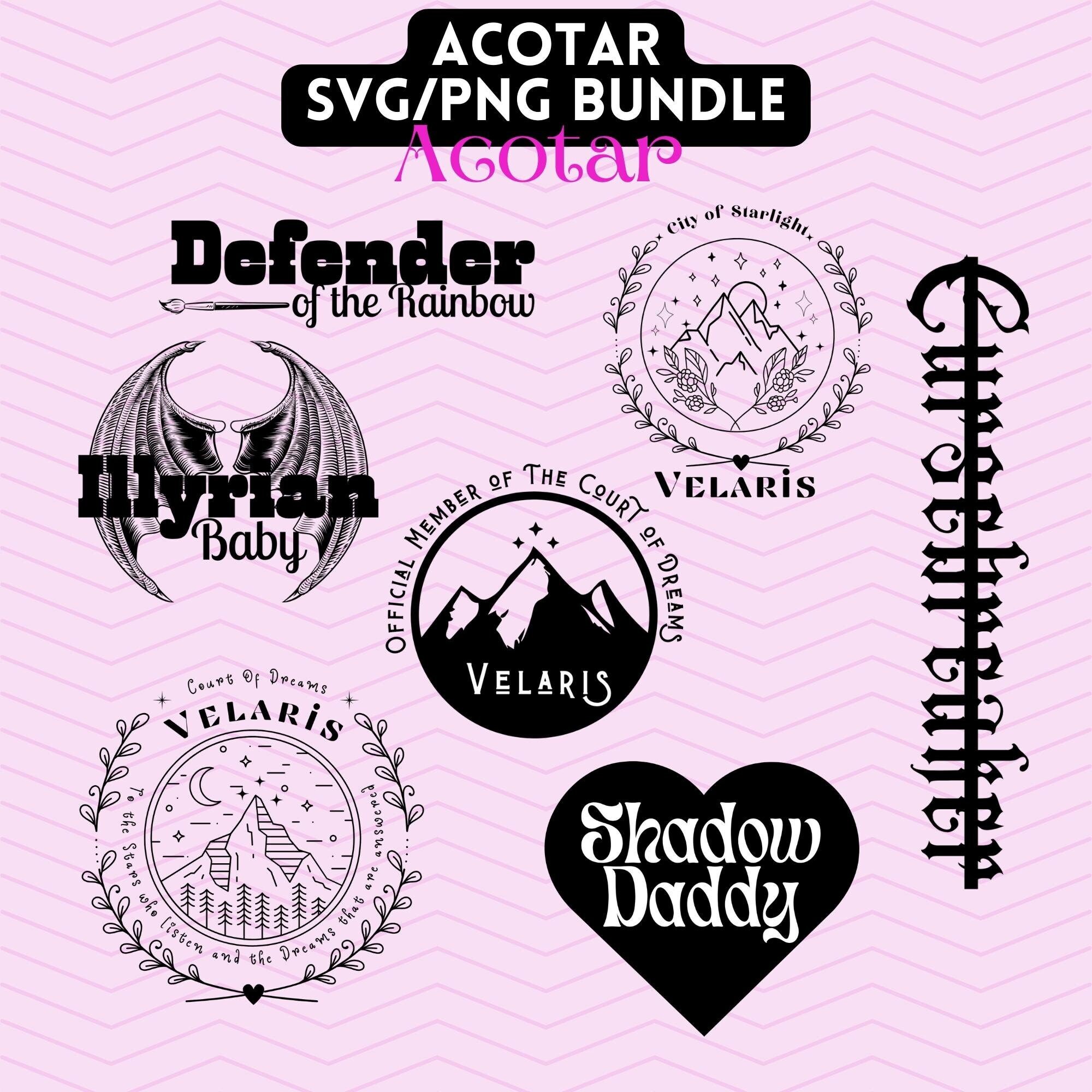 ACOTAR SVG & PNG, Velaris Svg, City of Starlight - Acotar Merch ...