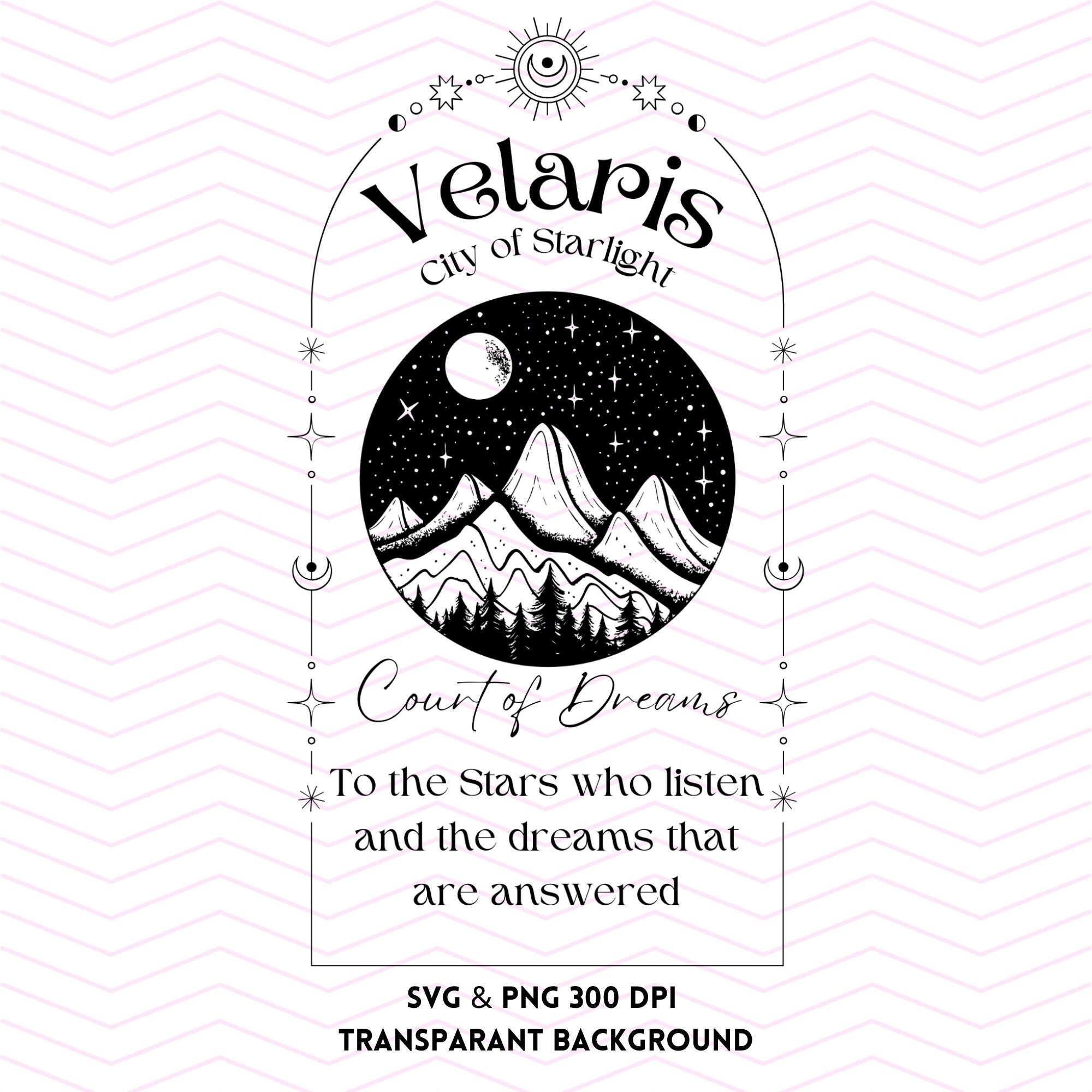 ACOTAR SVG & PNG, Velaris Svg, City of Starlight Acotar Merch Perfect ...
