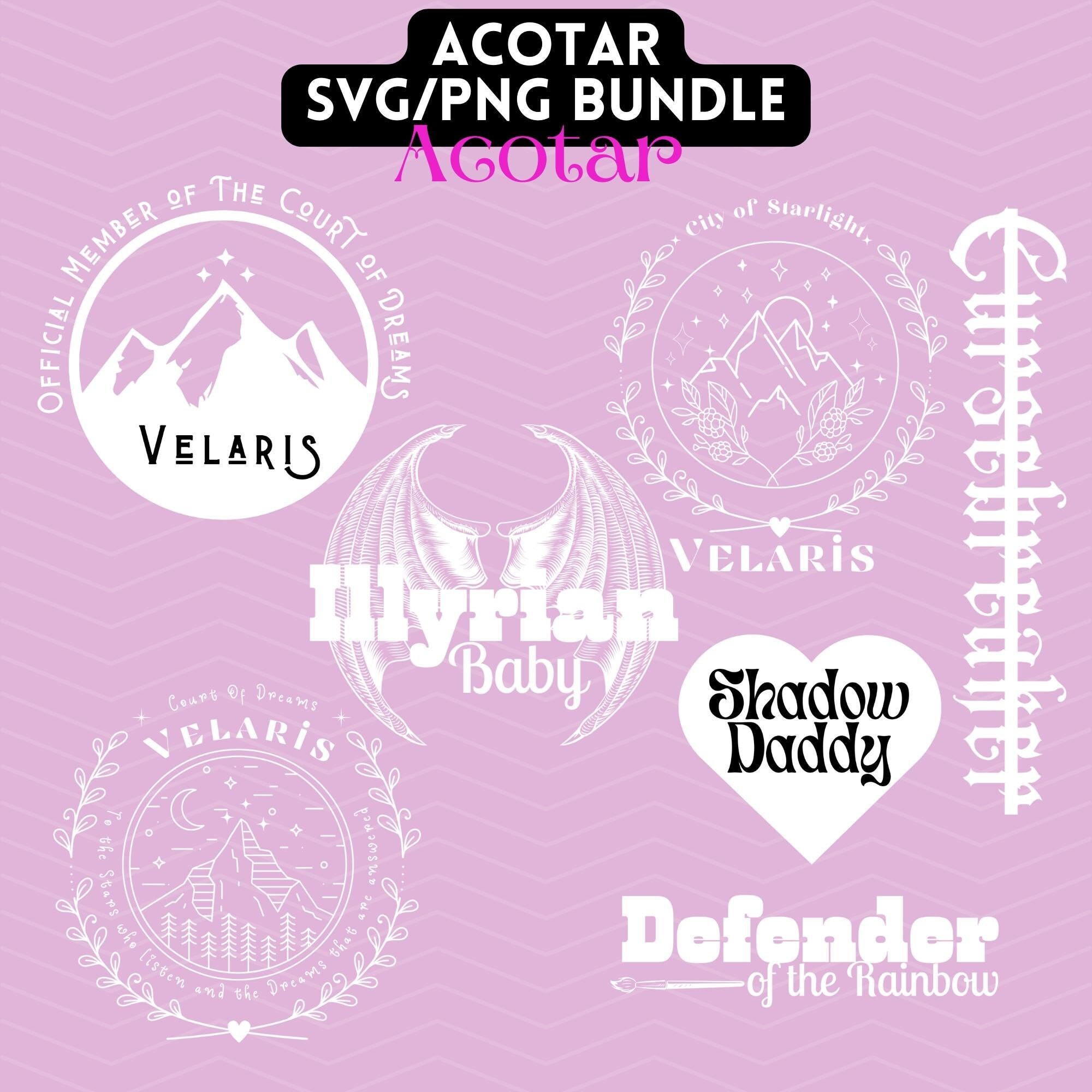 ACOTAR SVG & PNG, Velaris Svg, City of Starlight - Acotar Merch ...