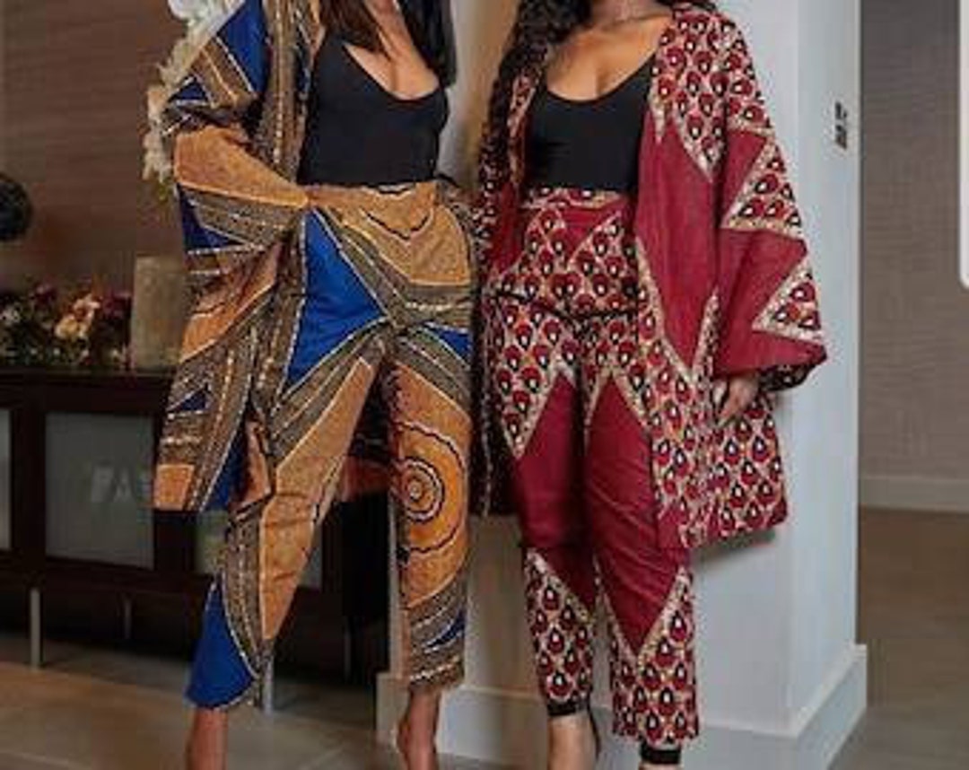 African Wax Suit and Pants, Ankara Jacket, Ankara Suit Set, African ...