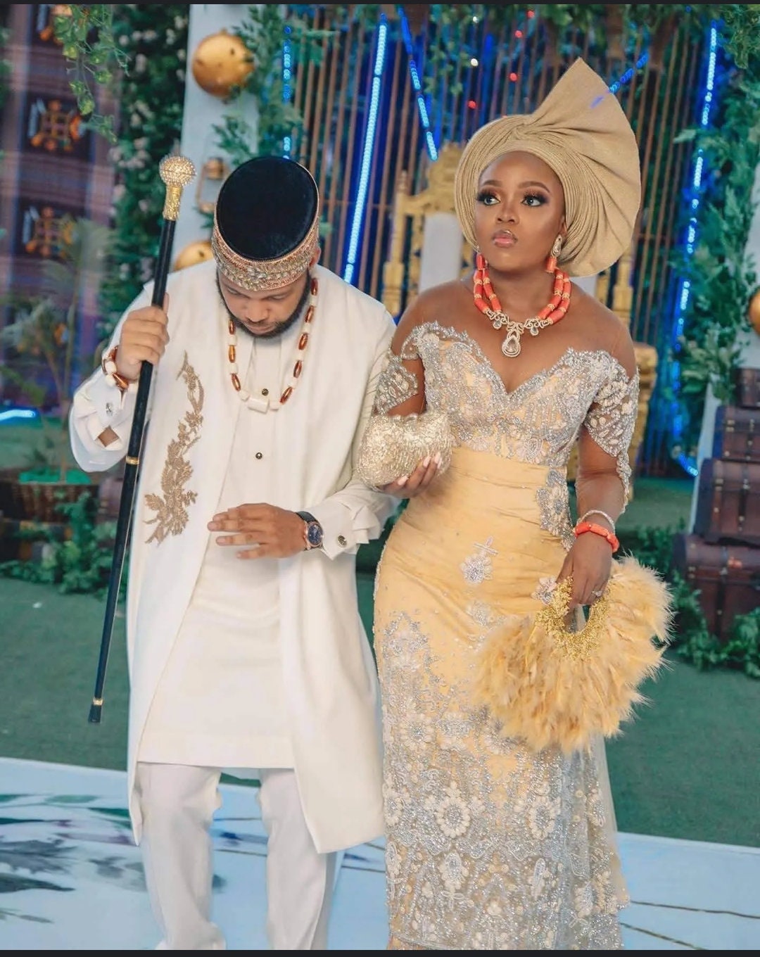 Igbo Couple Outfit, Couple Matching Set, African Couple Traditional ...