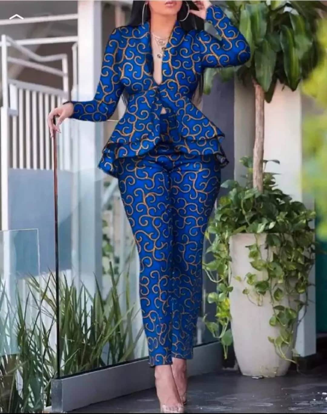Ankara Print Two Piece Set, African Print Pants, Ankara Jacket, African ...