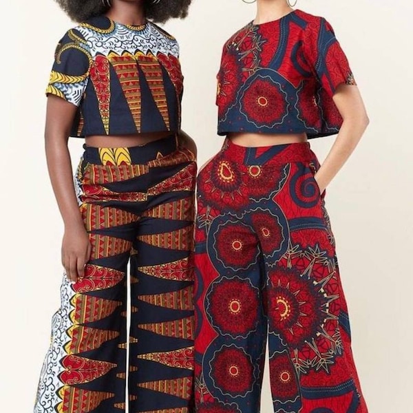 Ankara Crop Top Etsy