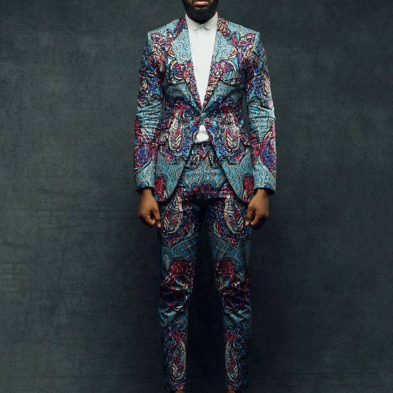 African Wedding Suit - Etsy
