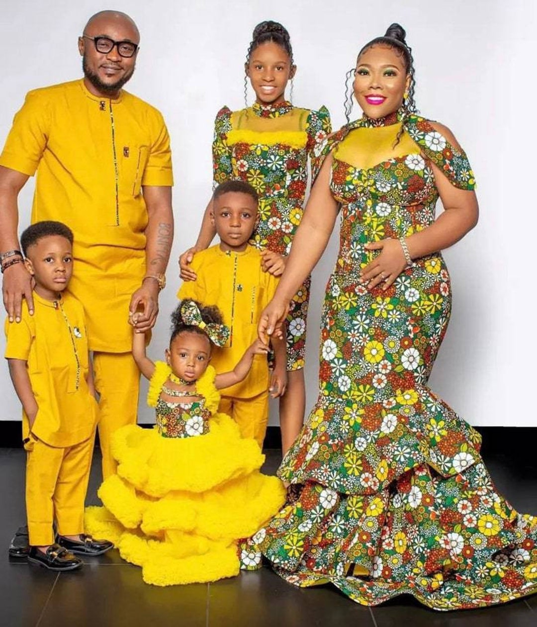 Ankara Family Outfit, African Family Outfit, African Ankara Couple ...