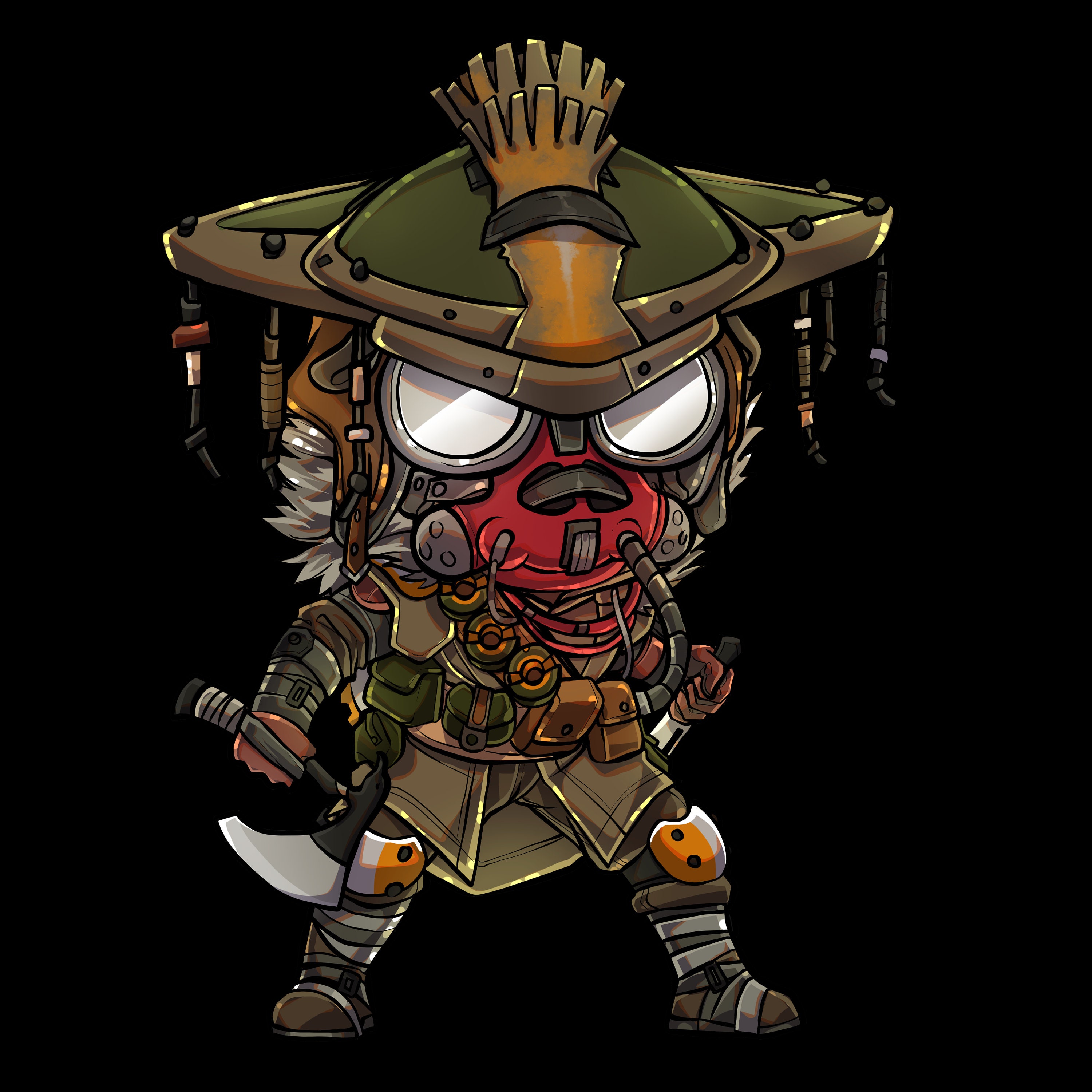 Apex Legends Bloodhound Chibi Design - Etsy