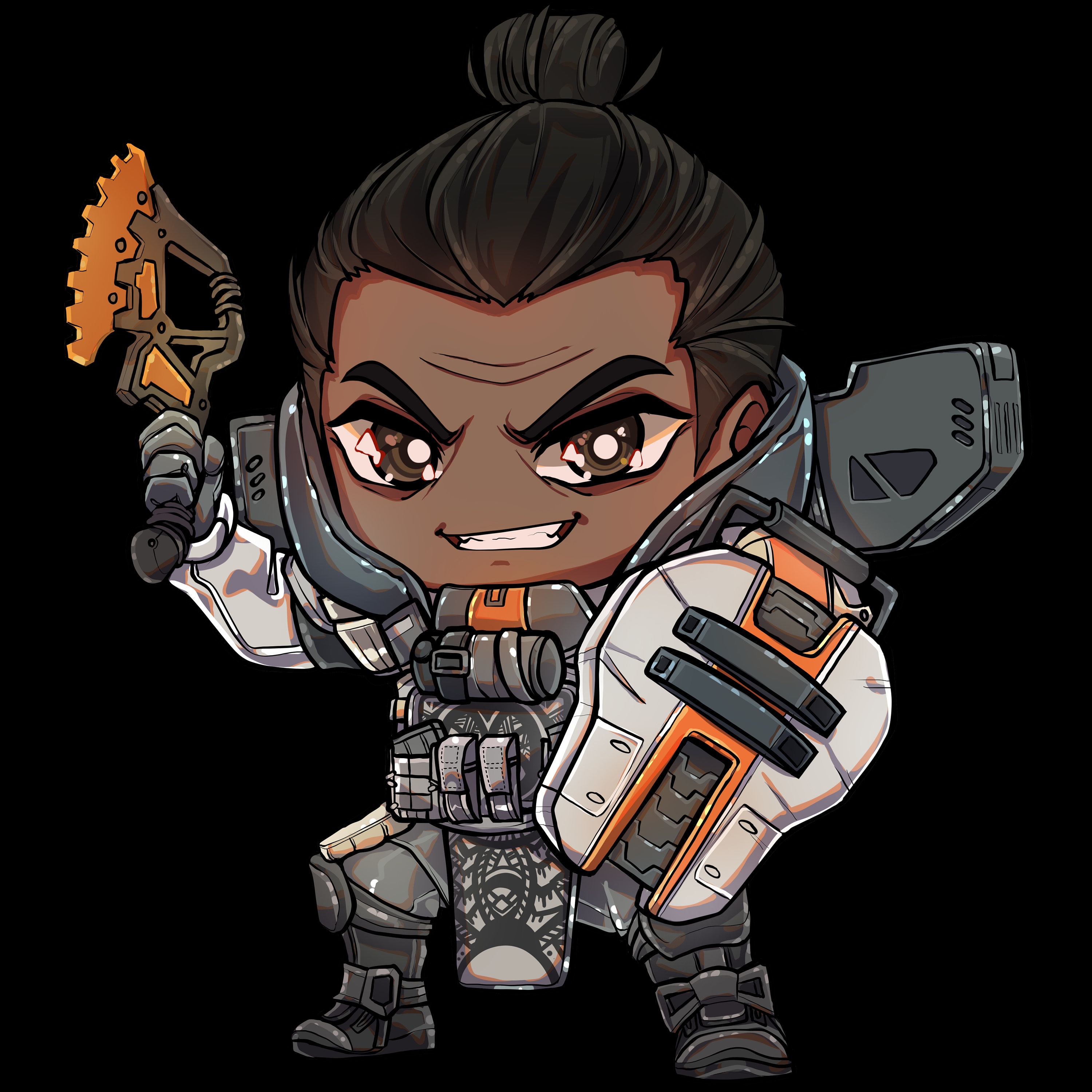 Apex Legends Gibraltar Chibi Design - Etsy