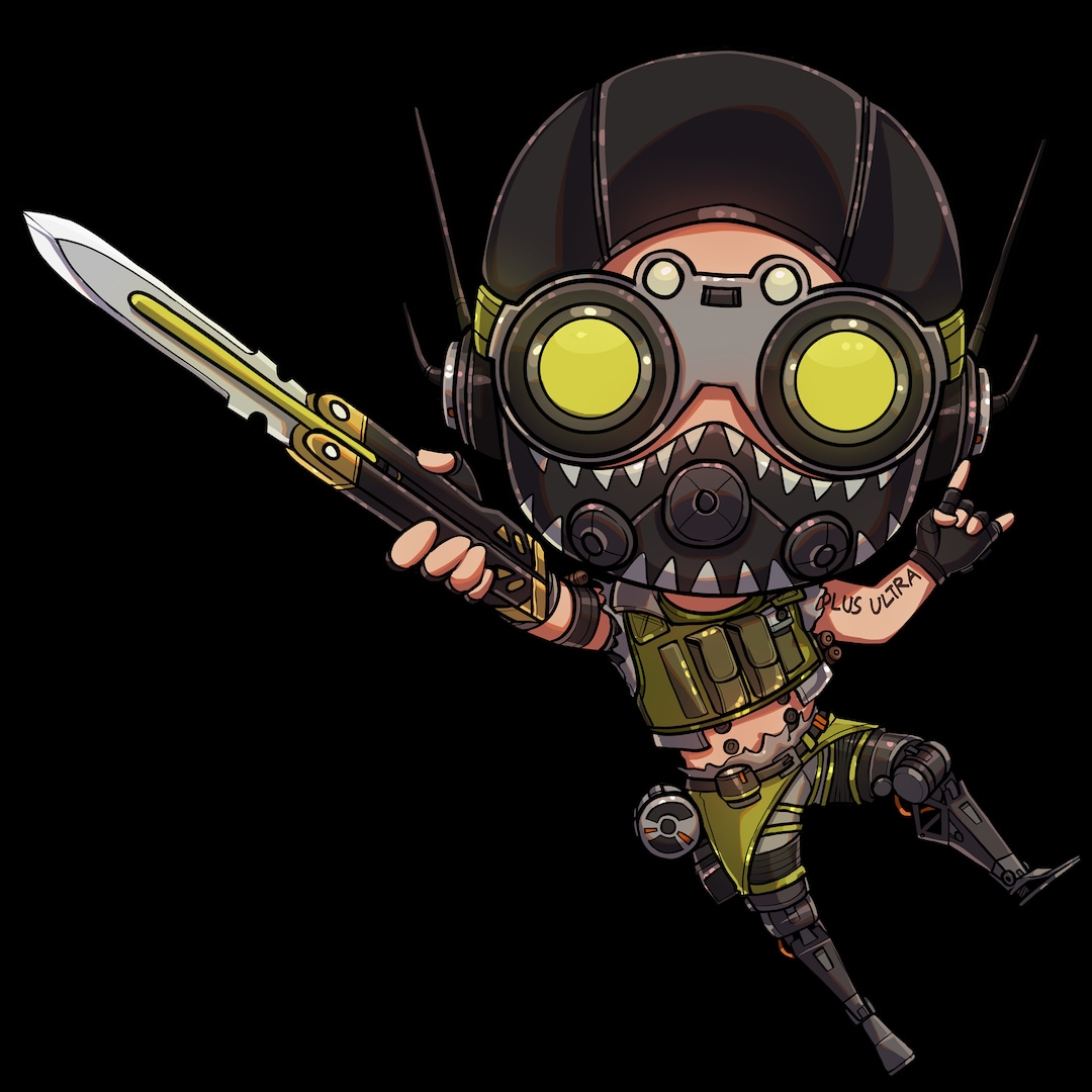Apex Legends Octane Chibi Design - Etsy