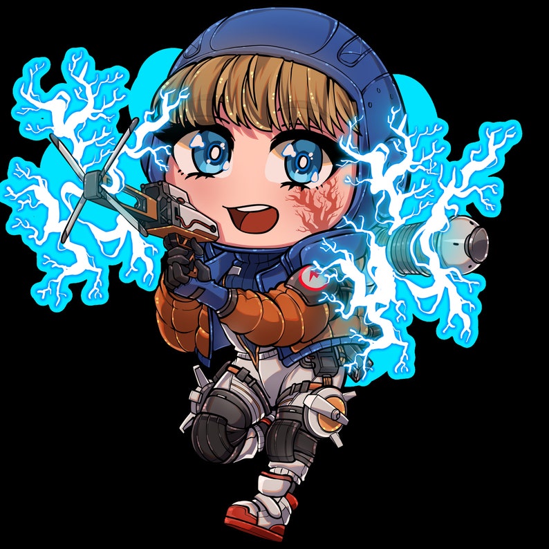 Apex Legends Wattson Chibi Design - Etsy