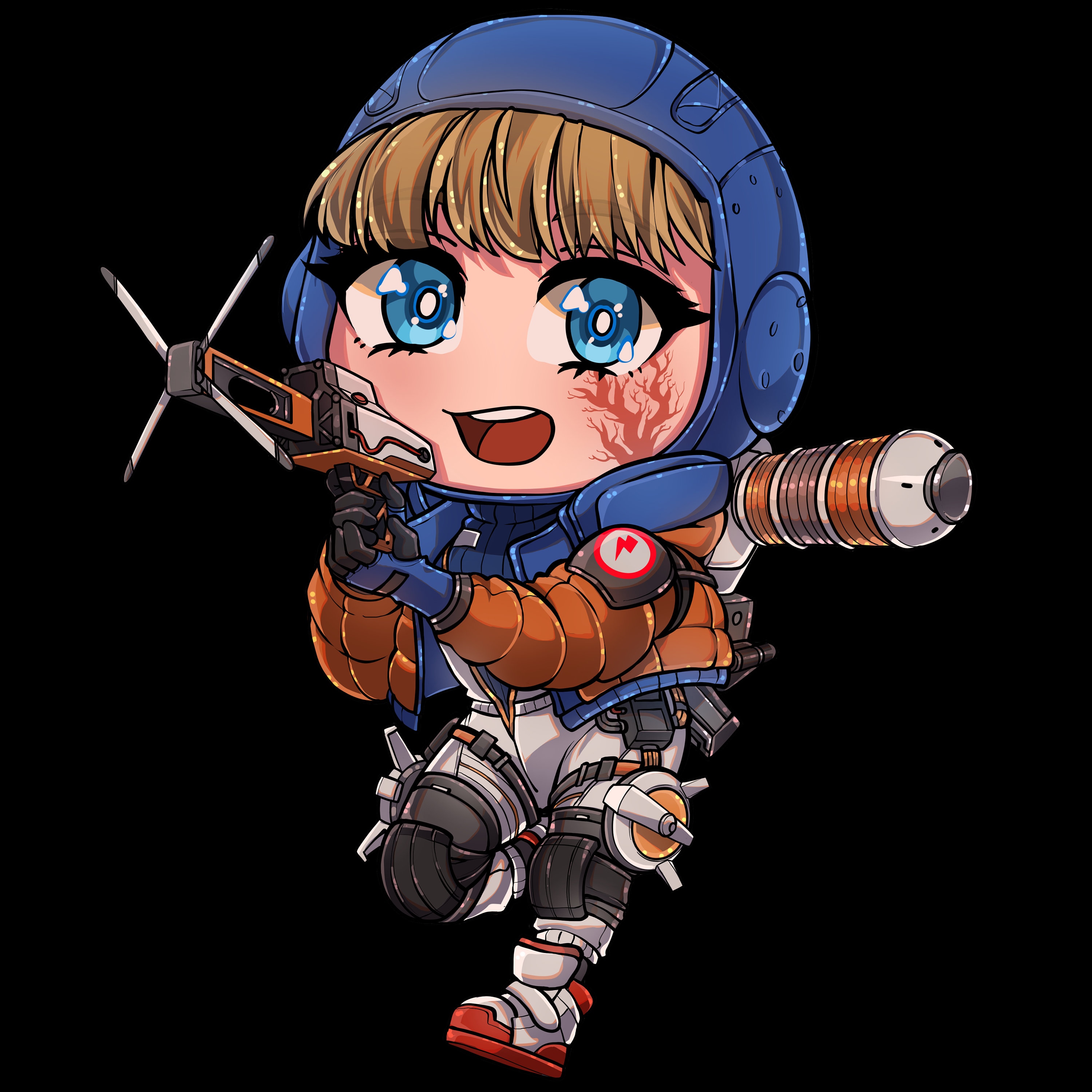 Apex Legends Wattson Chibi Design - Etsy