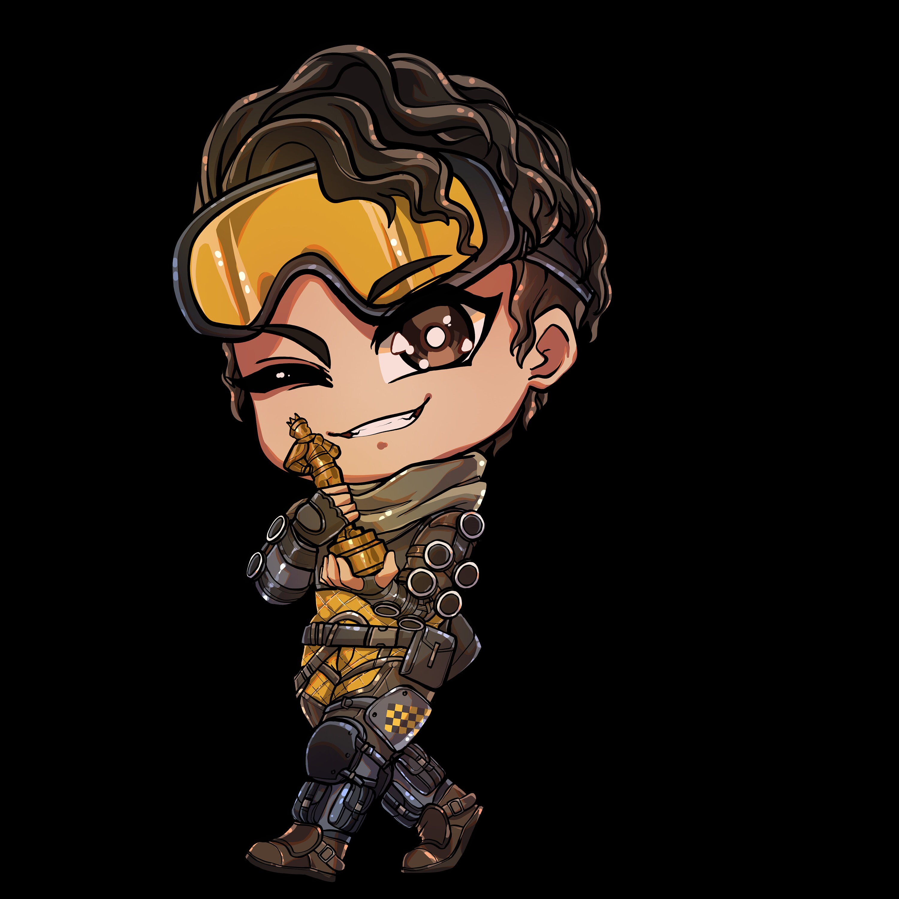 Apex Legends Mirage Chibi Design - Etsy