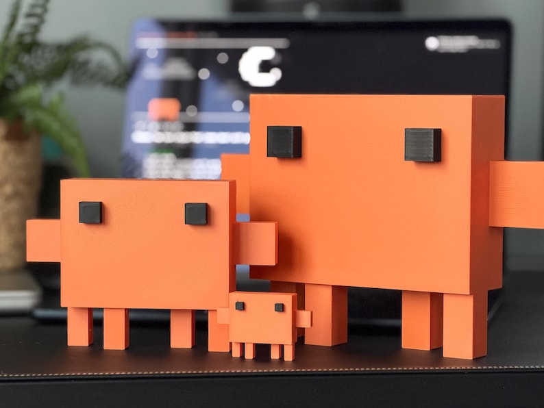 Claude Code Mascot Clawd XL 3D Printed Figure | Large Developer Desk ...