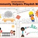 Printable Community Helpers Preschool Activities, Printable Playdough ...