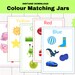 Color Matching, Colour Activity, Toddler Printable Colours Game ...