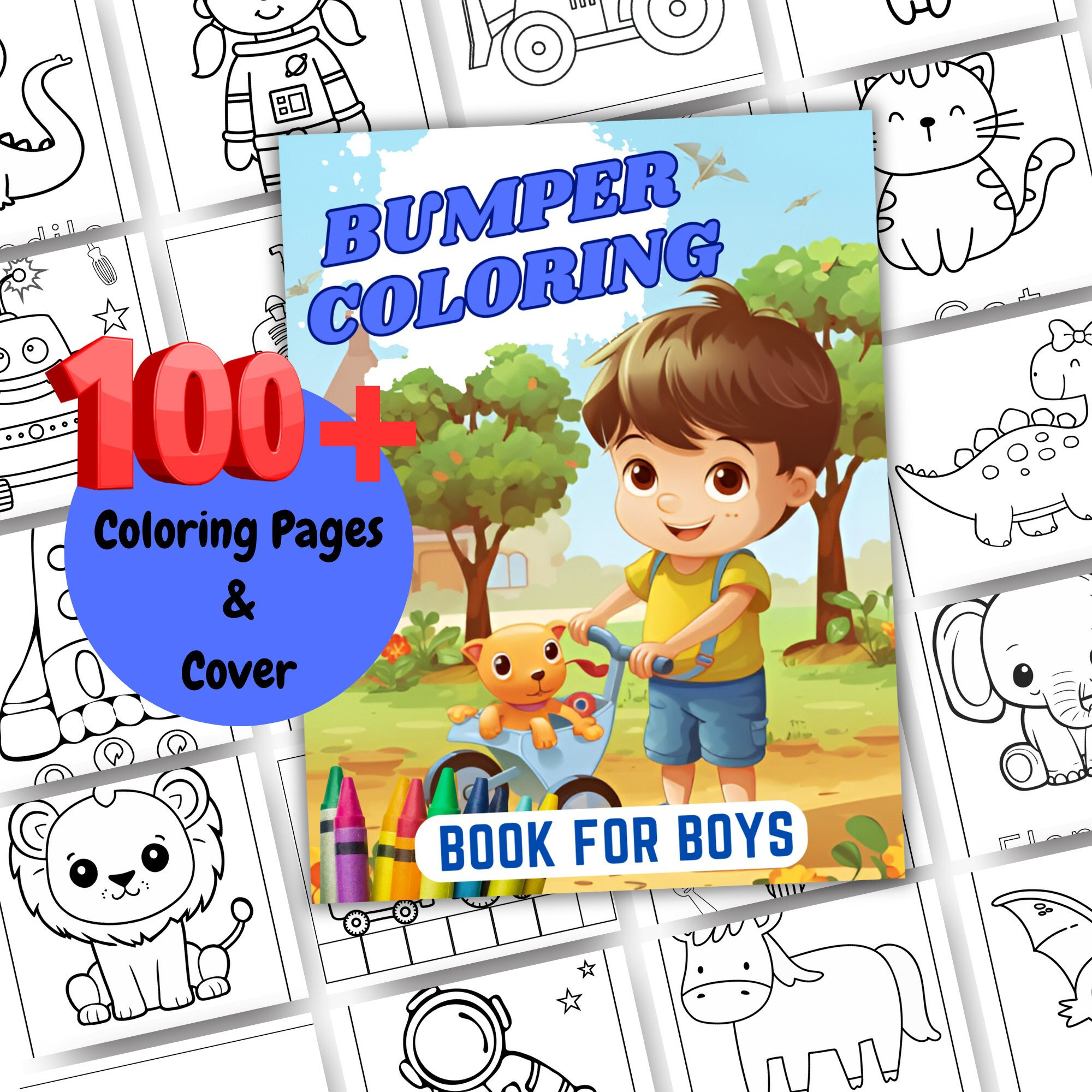 Printable Coloring Pages for Boys, 3 Year Old Boys Worksheets, Boys ...
