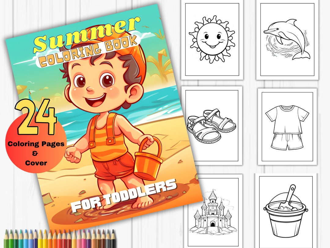 Coloring Pages for Kindergarten Summer. Summertime Coloring for ...