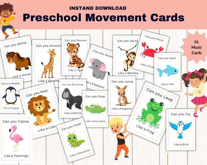 Printable Circle Time Song Choice Cards: Preschool & Toddler Visuals ...