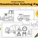 Preschool Construction Theme Printables, Construction Theme Coloring ...