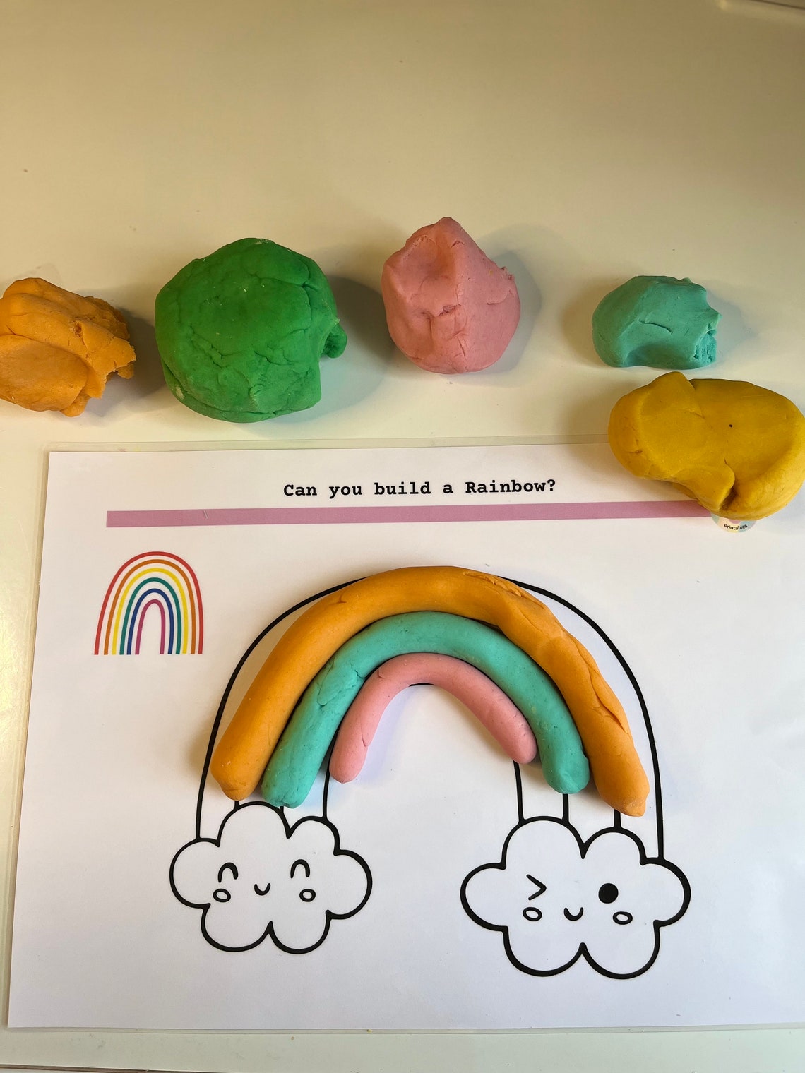 Weather Themed Playdough Mats, Instant PDF - Etsy